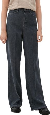 s.Oliver Black Label Damen 2121285 7 8 Jeans Fit Milly Wide leg, Grau, 36W / 32L EU