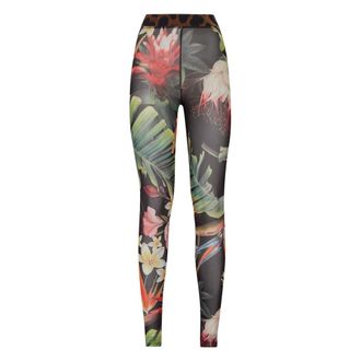 Philipp Plein Flare Hosen Flowers - - Trousers - Damen - Mehrfarbig - S
