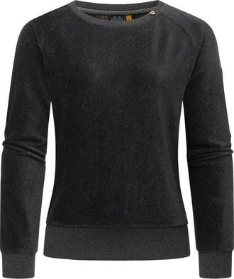Ragwear Sweater Johanka Velvet Stylischer Damen Pullover in Cord-Optik