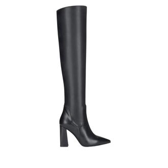 Estro & Luminara Kniehohe Stiefel mit hohem Absatz - - Shoes - Damen - Schwarzk - 36 EU