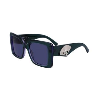 Karl Lagerfeld Oversized Square Butterfly Sonnenbrille - - Accessories - Damen - Blau - 52 MM