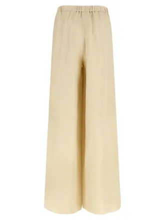 Max Mara Womens Beige Linen Casual Pants
