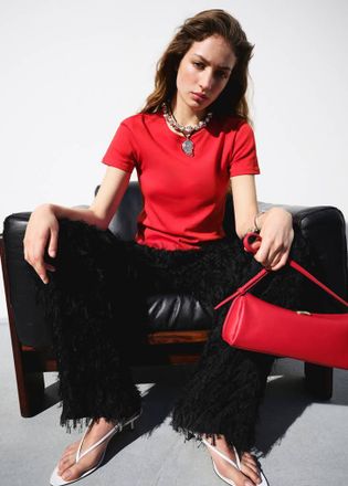 Mango Collier pendentif coquillage argent - Femme - Taille unique - MANGO