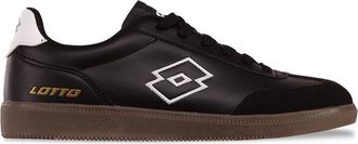 Lotto VINTAL Unisex Sneaker, Black/White, 37 EU