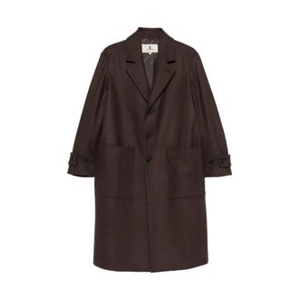 Barena Einreiher-Mantel mit fallendem Revers - - Coats - Damen - Braun - S