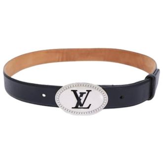 Louis Vuitton Ceinture vintage en cuir Pre-owned - Homme - Pre-owned - Noir - Taille: ONE Size