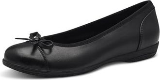 Jana Ballerines pour Femme 8-22168-43, Noir, 39 EU Large