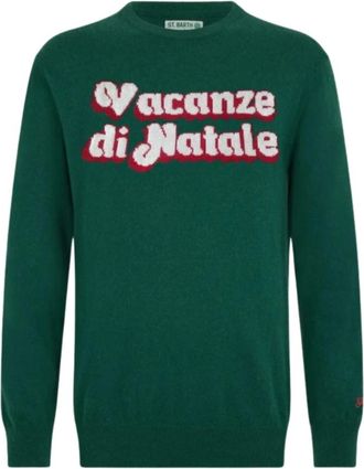 MC2 Saint Barth Homme, Pulls, Vert, Taille: S Pull ras du cou Heron