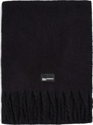 Karl Lagerfeld Karl Lagerfeld Jeans, Femme, &Eacute;charpe En Fourrure &Eacute;paisse, Noir, One size