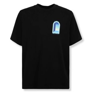 Casablanca LArche T-Shirt - - Tops - Herren - Schwarzk - 3XL