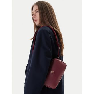 Tommy Hilfiger Handtasche Tommy Hilfiger Th Essential Camera Bag AW0AW18370 Dunkelrot