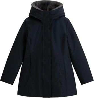 Woolrich Boulder Kunstpelz-Parka - - Coats - Damen - Blau - XL