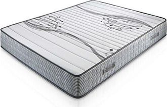 Marckonfort Matelas Boston 140X190 &agrave; m&eacute;moire de Forme 22 cm &Eacute;paisseur + 1,5 cm de Mousse &agrave; m&eacute;moire de Forme de 65 kg/m3 + Ind&eacute;pendance de Couchage + Soutien: Ferm