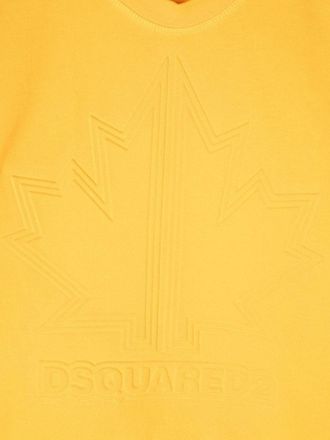 Dsquared2 Cotton Crewneck Sweatshirt - Yellow
