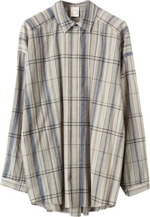 Jan-Jan Van Essche chemise à carreaux - Marron