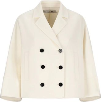 Dior Femme, Manteaux, Beige, Taille: 38 FR Peacoat