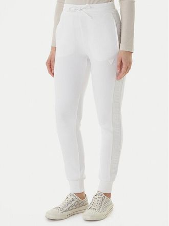 Guess Jogginghose V2YB18 K7UW2 Weiß Regular Fit