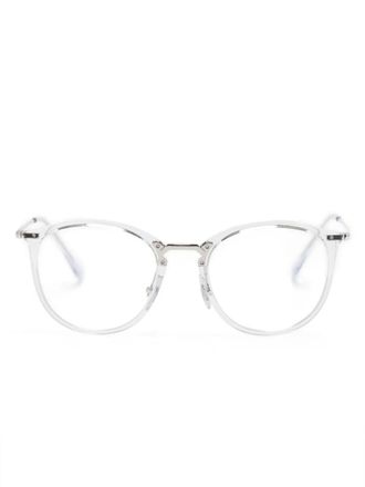 Ray-Ban lunettes de vue à monture transparente - Blanc