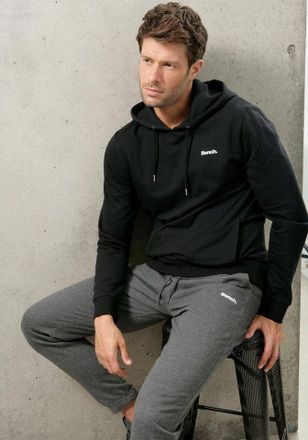 Bench Hoodie Sweatshirt mit Kapuze und seitlichen Taschen, Baumwollmischung