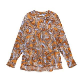 Maliparmi Maliparmi, Femme, Blouses et Chemises, Brun, Taille: 42 FR Chemise Imprim&eacute;e