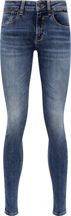 Mavi Damen Adriana Jeans, mid Brushed Venice, 30/30
