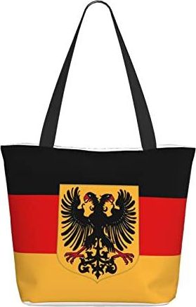 AOOEDM Sac shopping pour femme drapeau allemand 33 x 28 x 19 cm. Le cadeau parfait pour la Saint-Valentin. Cest de la Saint-Valentin pour maman, fille, &eacute;pous