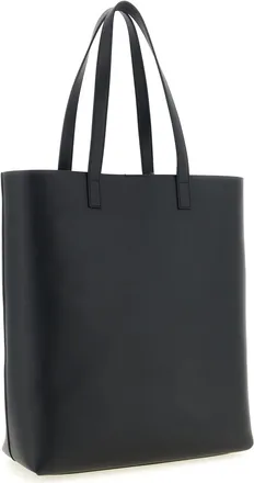 Saint Laurent Leather Tote Bag - Black