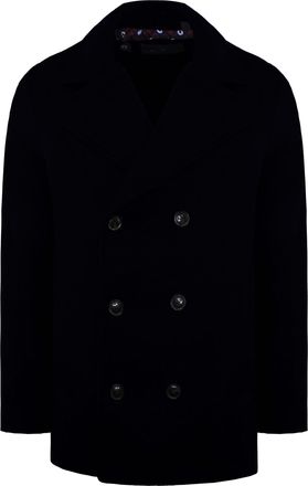 Ben Sherman Unifarben Herren Dunkelblauer Mantel