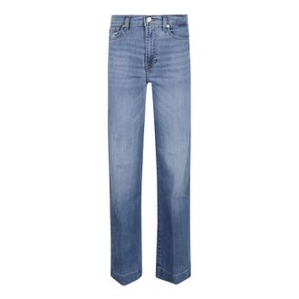 7 For All Mankind Damen, Jeans, Blau, W27Größe