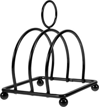 BESTOYARD Toastständer für 6 Scheiben, Toasthalter, Englischer Stil, Vintage-brotkühlstation mit Griff, Präsentationstablett für Küchenbackgeschirr, Lebensmitte