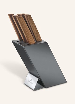 Victorinox by Swiss Army 7-Tlg. Messerblock Swiss Modern grau