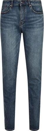 A|X Armani Exchange Jean droit en coton m&eacute;lang&eacute;