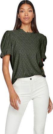 Vila Vikawa S/S Flounce Top - Noos