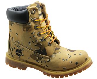 Timberland 6 Zoll Wedge Womens Boots Beige Camo Camoele Schn&uuml;rung 8357b B83B
