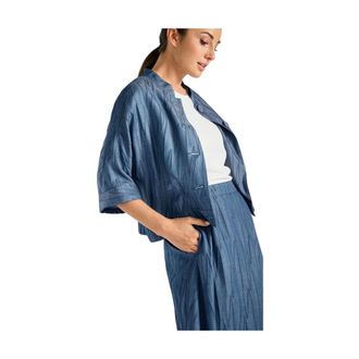 Marie M&eacute;ro Damen, Blusen & Hemden, Blau, 3XLGr&ouml;&szlig;e