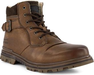 Bugatti Herren Schnürboots braun Glattleder