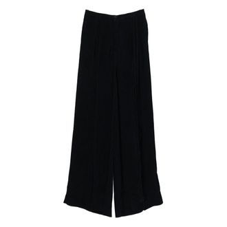 Forte_Forte Weite Hosen - - Trousers - Damen - Schwarzk - M