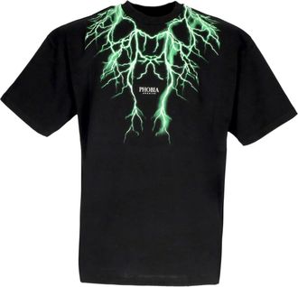 Phobia Archive Front Lightning Tee - - Tops - Herren - Schwarzk - S