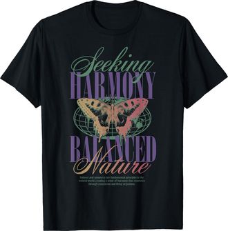 Trendy Apparel Seeking Harmony Techno Green 90s Globe T-Shirt