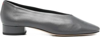 Aeyde Femme, Chaussures, Gris, Taille: 39 1/2 EU Escarpin Delia &agrave; talon bas