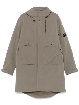 C.P. Company ^ logo C.P. parka Shell-R &agrave; capuche - Vert
