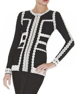 H&eacute;rve L&eacute;ger limited edition bandage jacket Size S