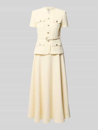 Self Portrait Maxikleid mit Stehkragen