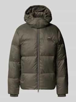 Calvin Klein Regular Fit Daunenjacke mit abnehmbarer Kapuze