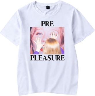 Generic Julia Jacklin T-shirt &agrave; manches courtes pour femme et homme, blanc, 3XL