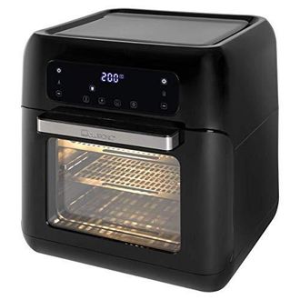 Clatronic Hei&szlig;luftfritteuse | XXL Hei&szlig;luftfritteuse | 11 Liter | Minibackofen | LED-Touchscreen | bis 200 &deg;C | Minibackofen mit Umluft | 9 Programme | 1500 Watt