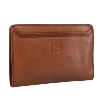 Burberry Sac clutch vintage Pre-owned - Femme - Pre-owned - Brun - Taille: ONE Size