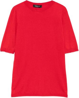 Fabiana Filippi t-shirt à encolure ronde - Rouge