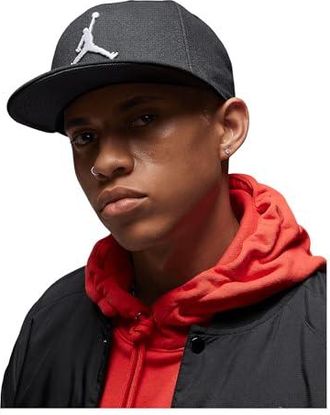 Nike Jordan Chapeau PRO Jumpman - Black/White, S/M, Noir, S