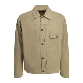 Beams Plus Digger Denim Jacke - - Jackets - Herren - Beige - L